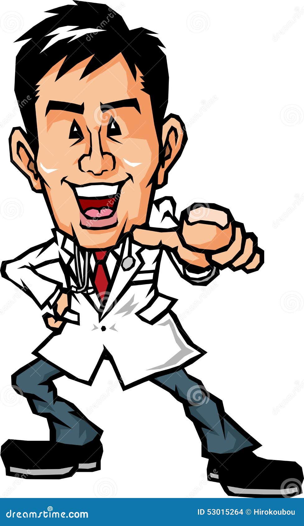 Pointing doctor stock illustration. Illustration of consultation - 53015264