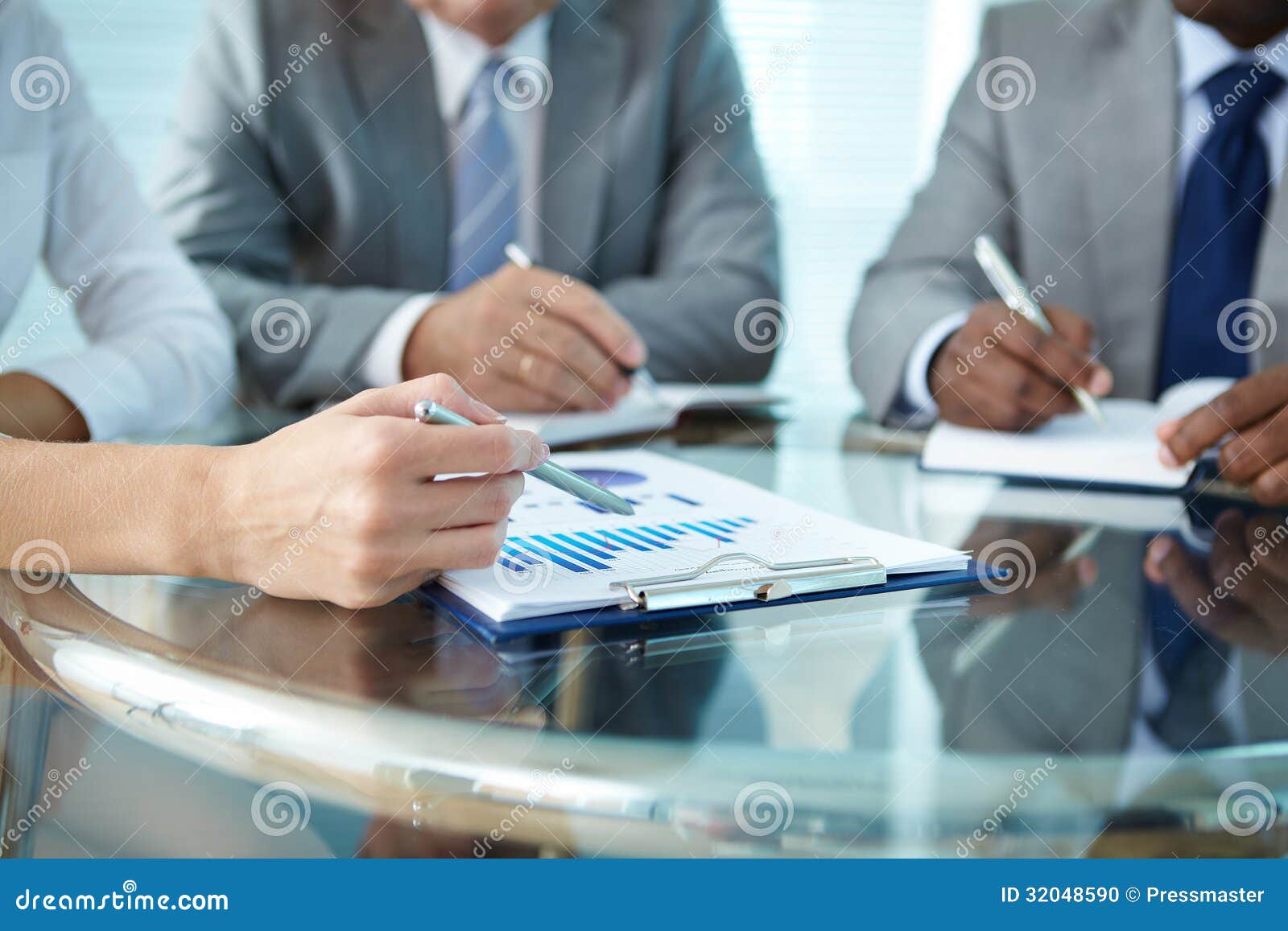 Pointing at document stock photo. Image of paper, ethnicity - 32048590