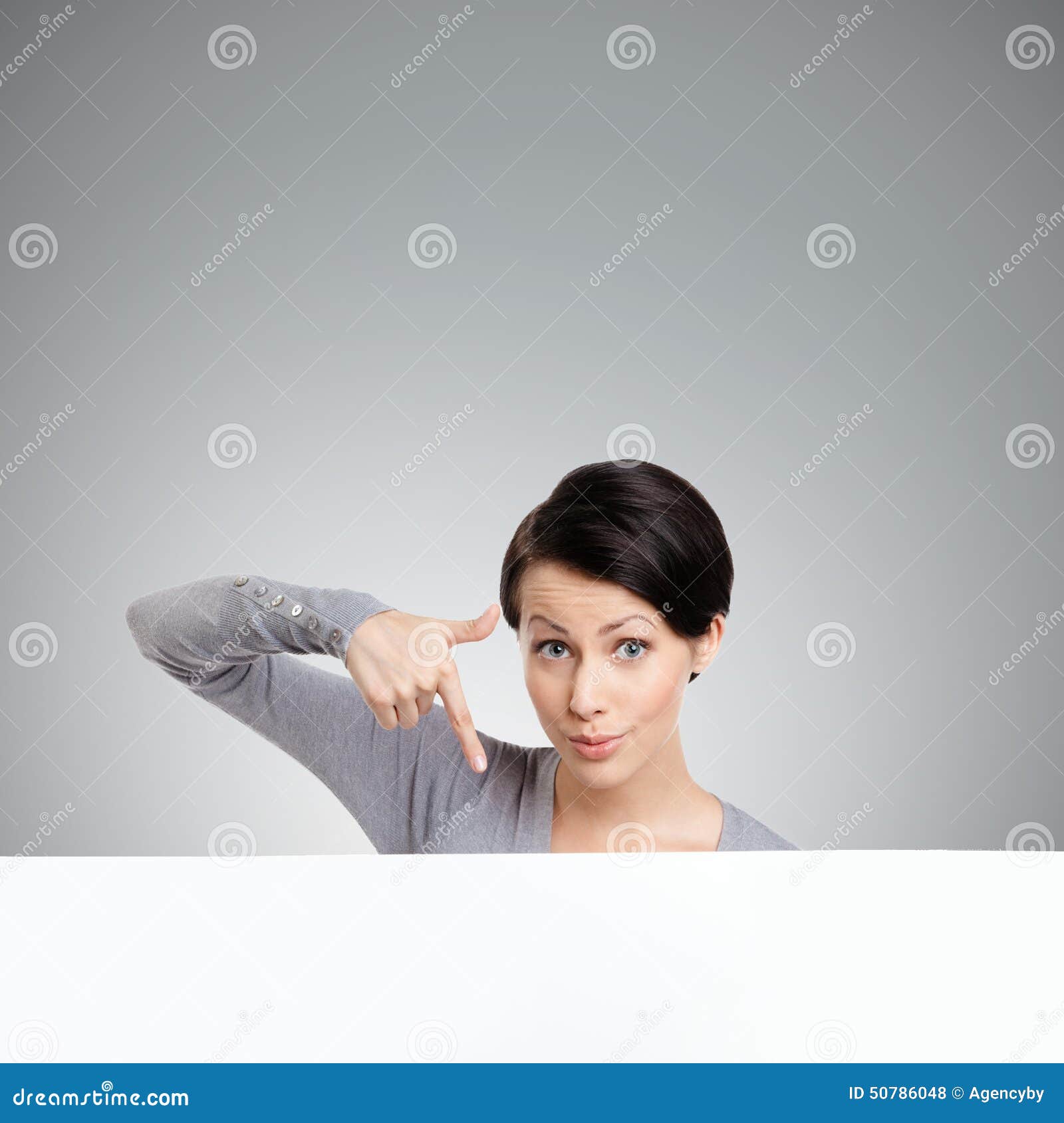 Pointing down with finger stock photo. Image of gladly - 50786048