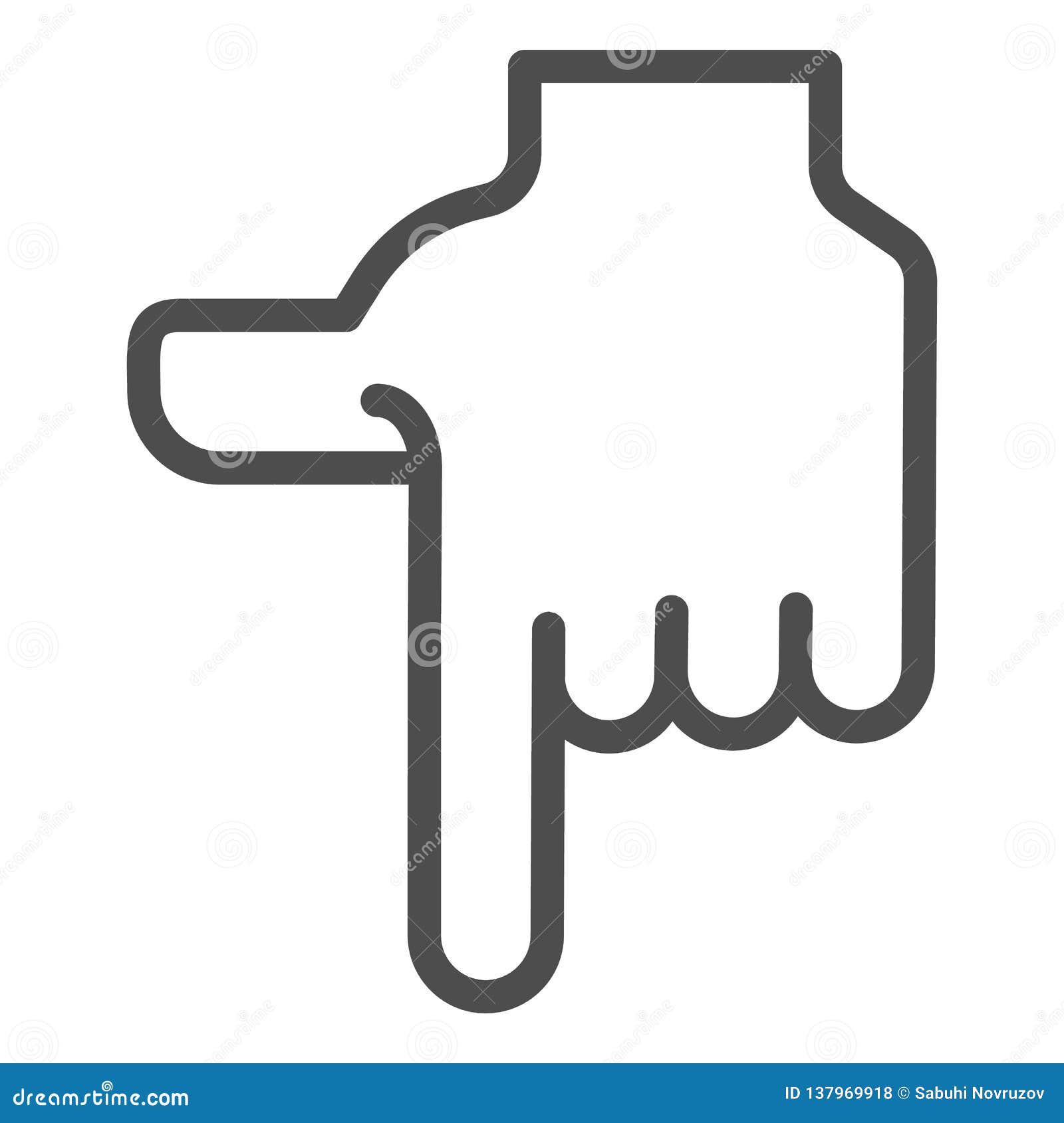 Finger Pointing Down