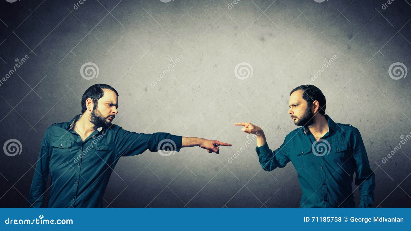 Pointing on each other stock photo. Image of manager - 71185758