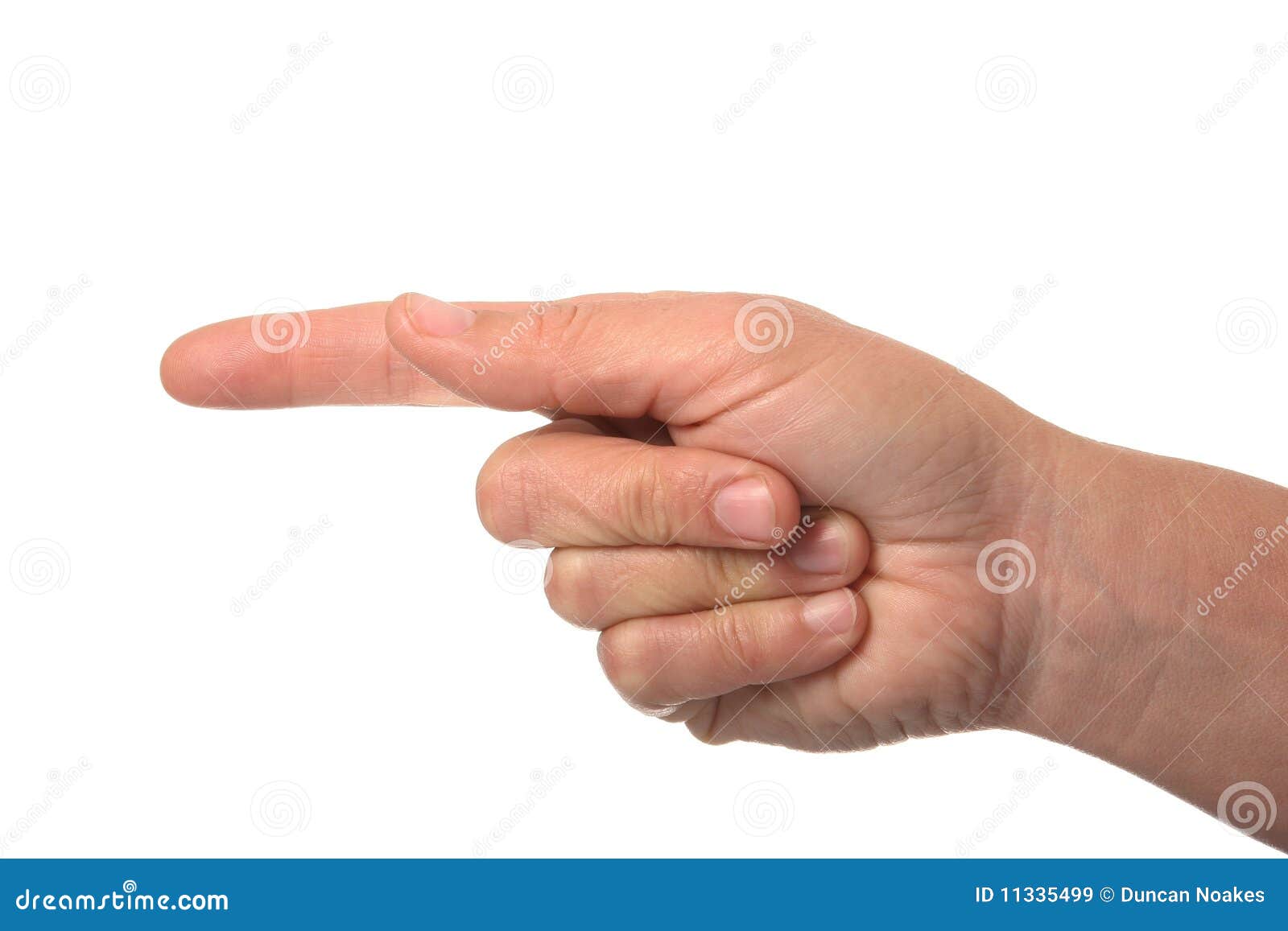 Pointing Finger stock image. Image of direction, isolated - 11335499