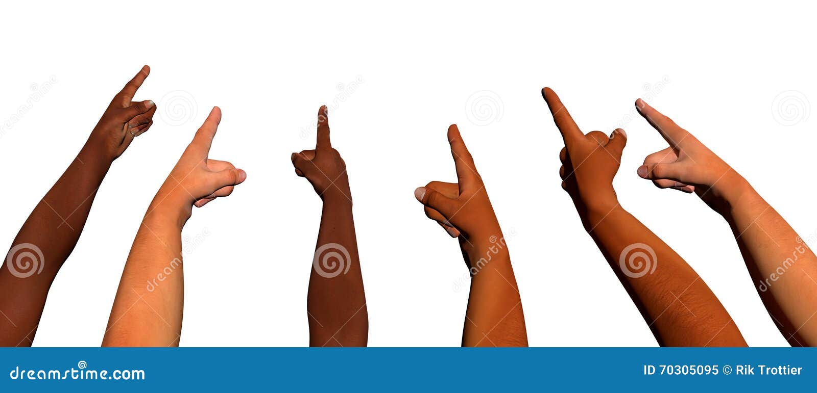 Pointing Fingers stock illustration. Illustration of charge - 70305095