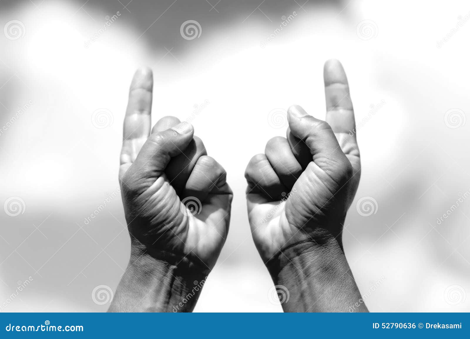 Pointing fingers stock photo. Image of skin, press, sign - 52790636