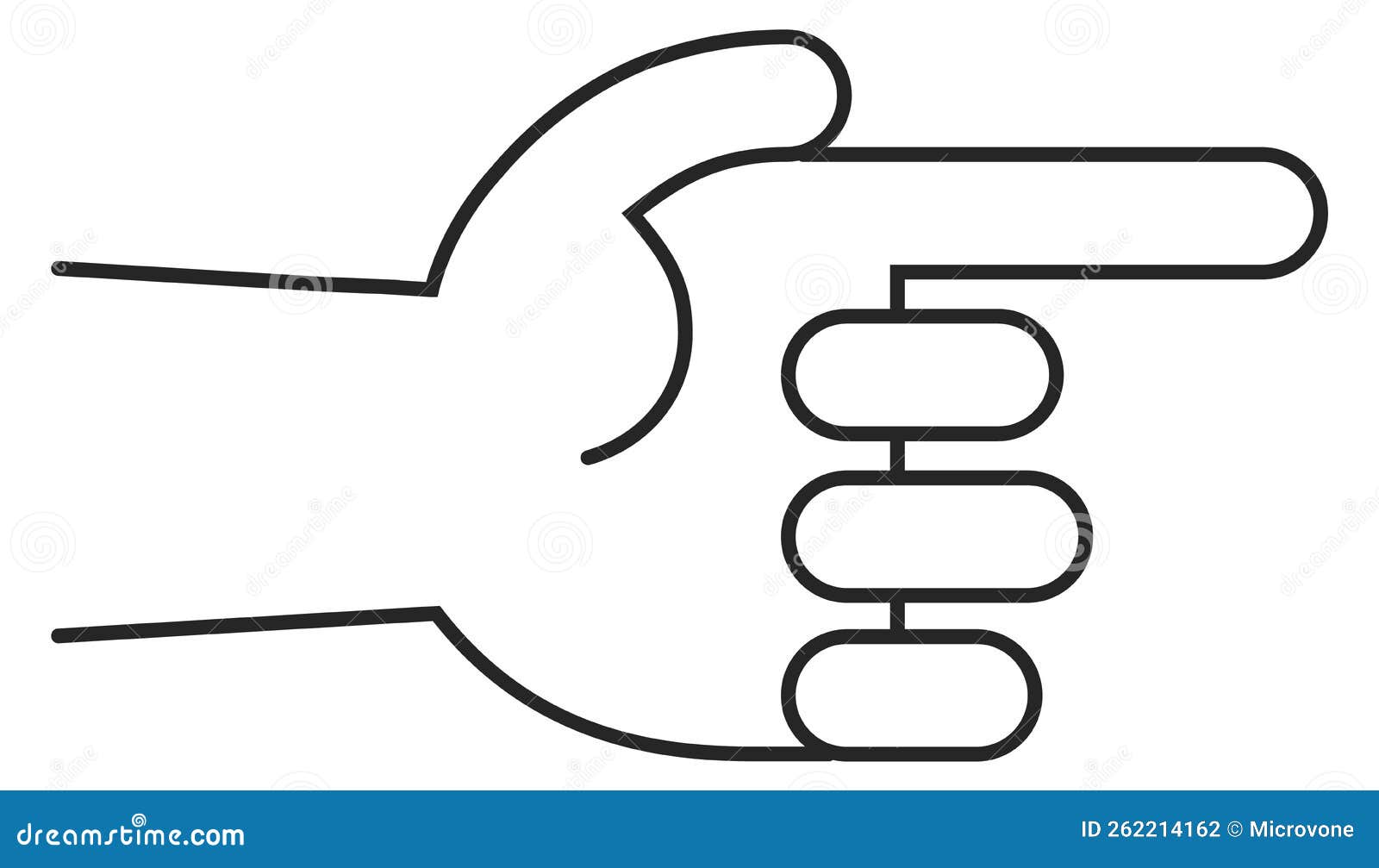 Man Pointing Up With His Forefinger Cartoon Vector | CartoonDealer.com ...