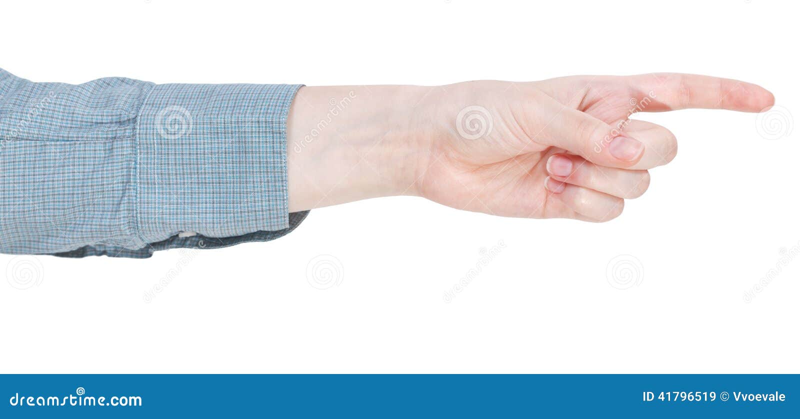 Forefinger Hand Gesture. Pointing Finger. Grabbing Hand And Fist. Hand ...