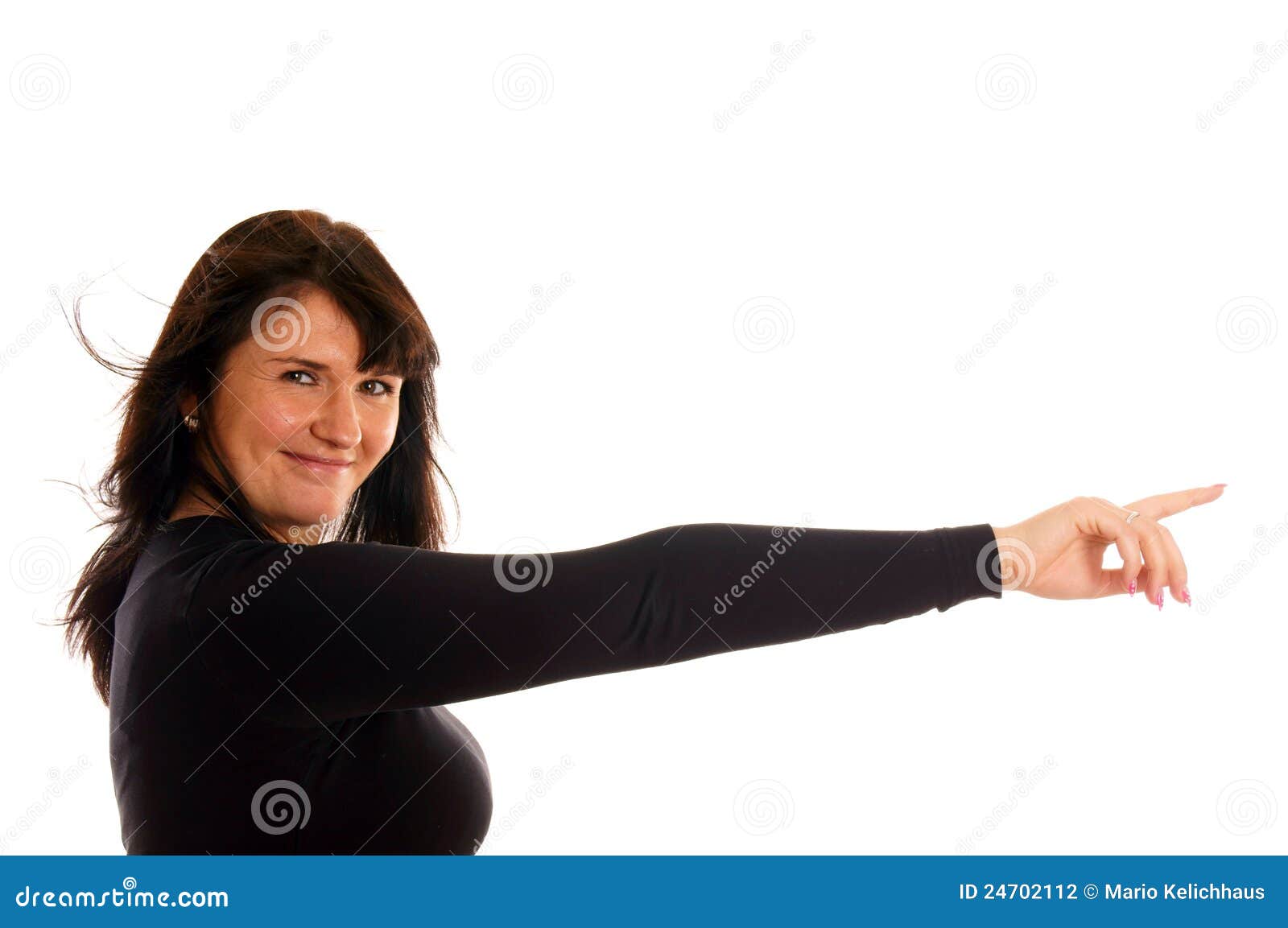 Pointing forward stock photo. Image of businesswoman - 24702112