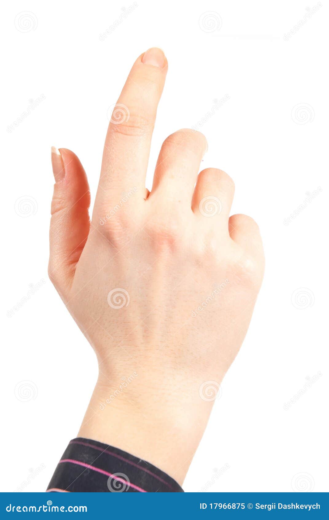 Pointing hand stock image. Image of finger, gesturing - 17966875