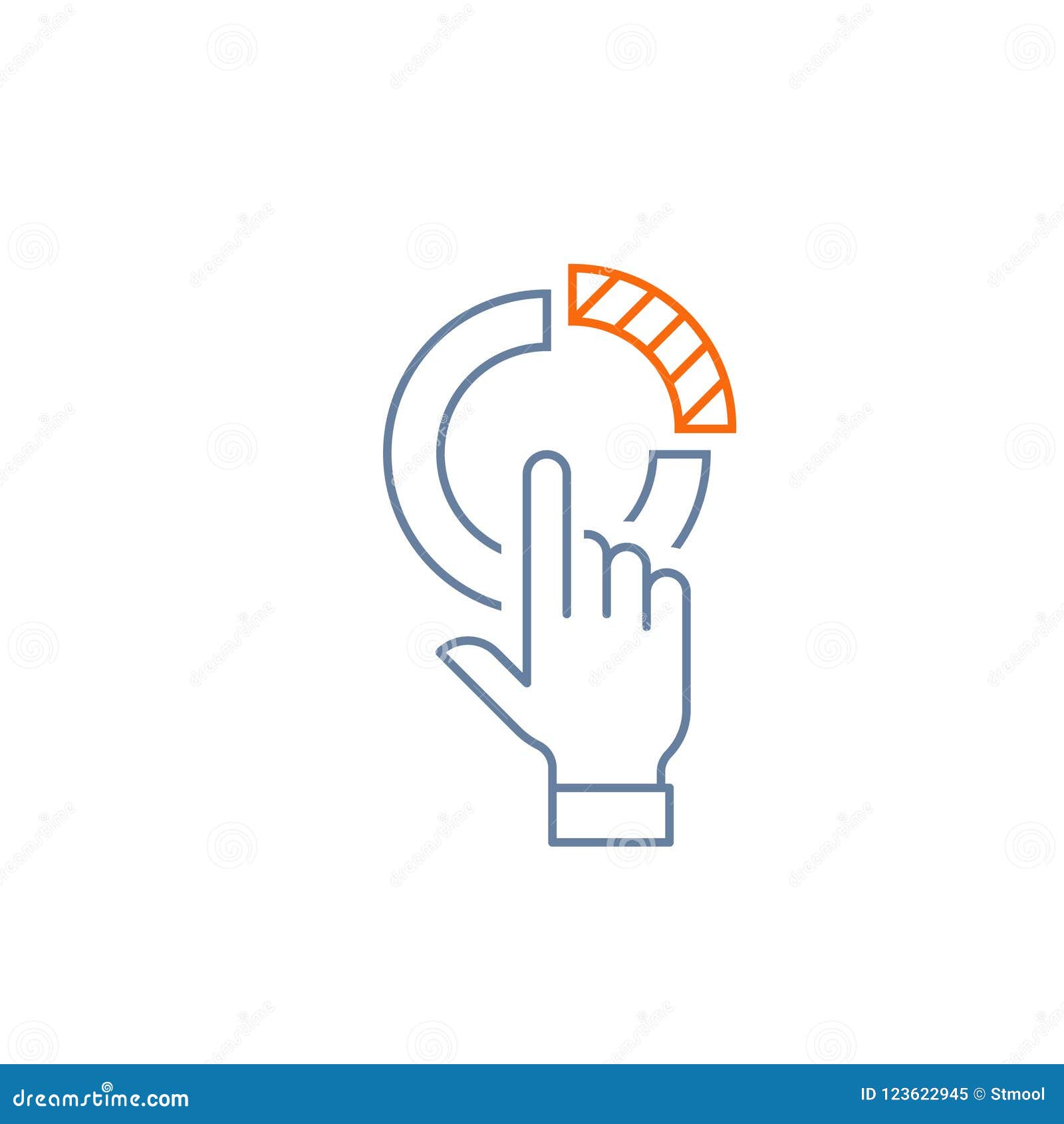 Touching Finger, Pointing Hand, Choosing Concept, Select Option Stock ...