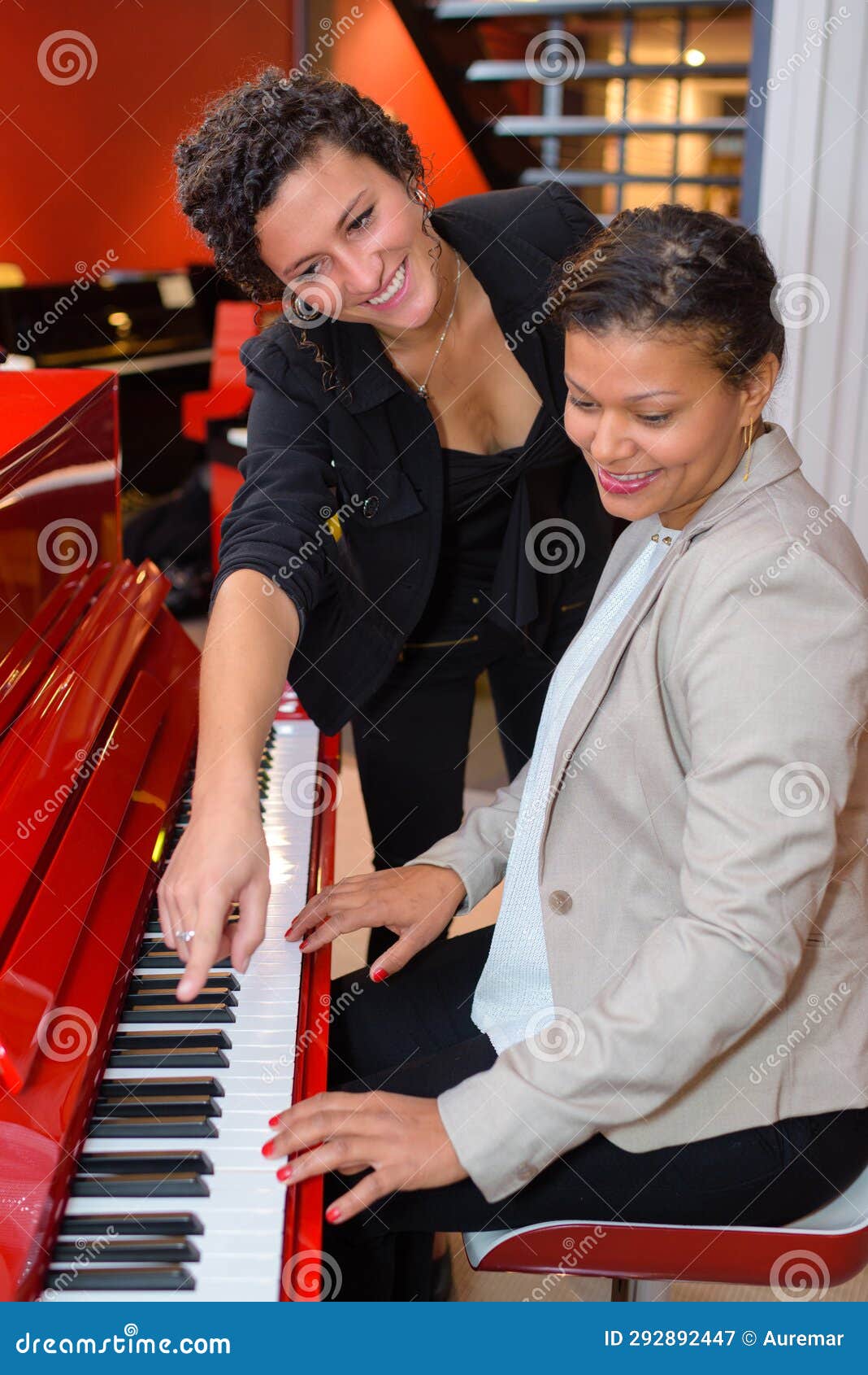 She pointing at key stock image. Image of pointing, solo - 292892447