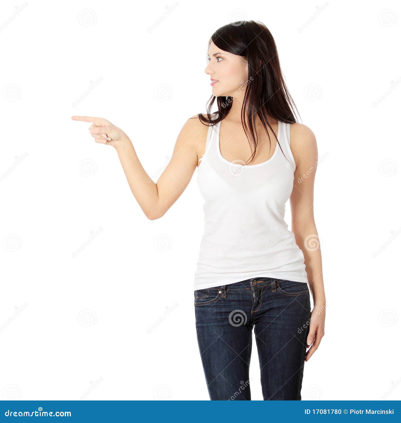 Pointing on left stock photo. Image of professional, teacher - 17081780