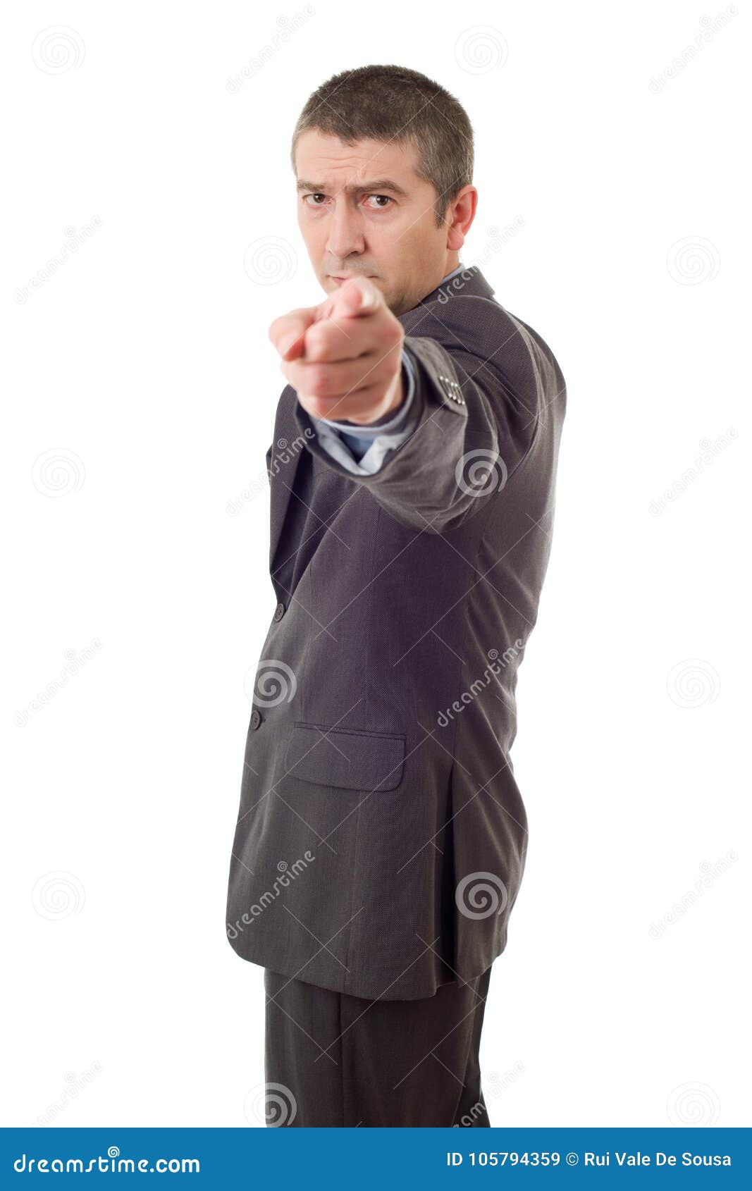 Pointing stock image. Image of concentrate, executive - 105794359