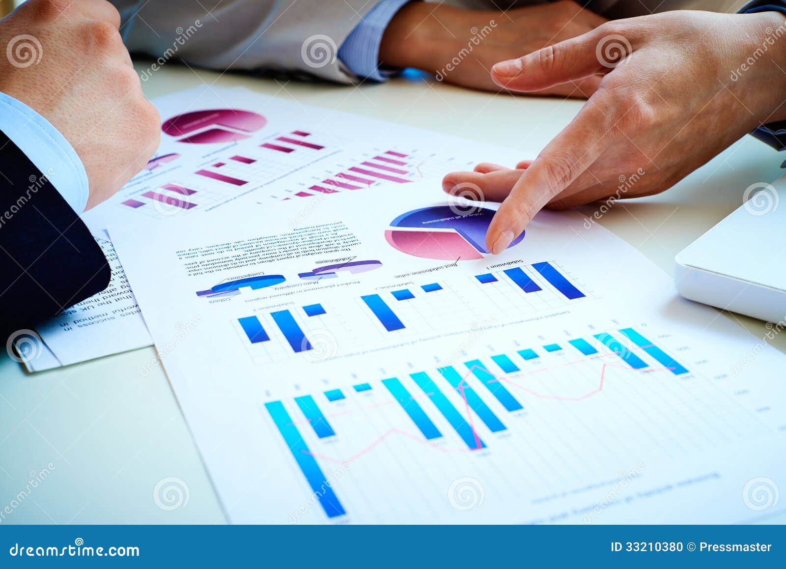 Pointing at paper stock photo. Image of fingers, corporate - 33210380