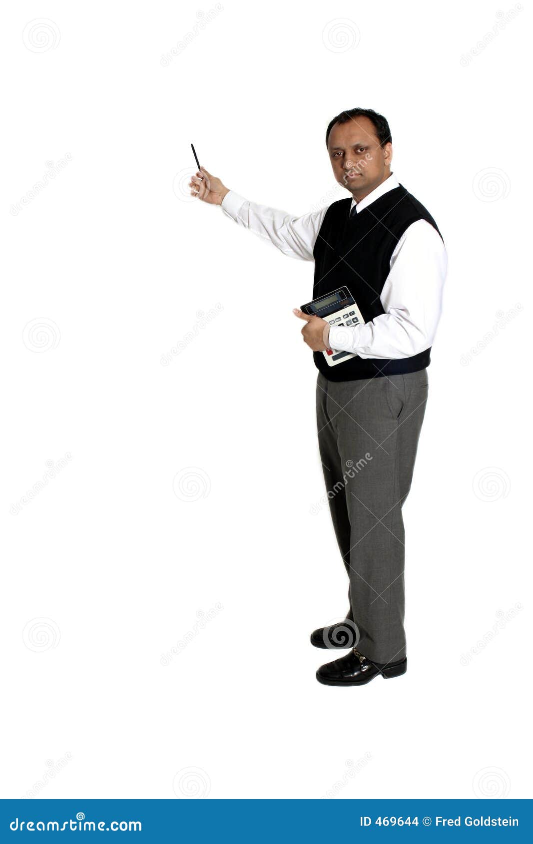 Pointing with pen stock photo. Image of analysis, point - 469644