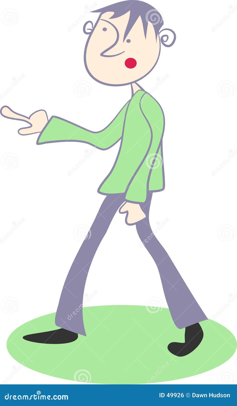 Pointing Person stock vector. Illustration of illustrations - 49926