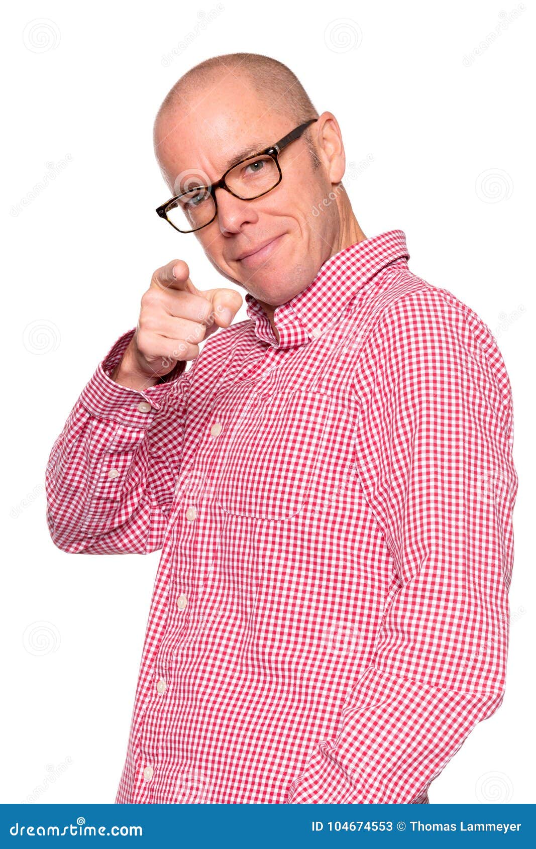 Pointing stock image. Image of looking, happy, isolated - 104674553