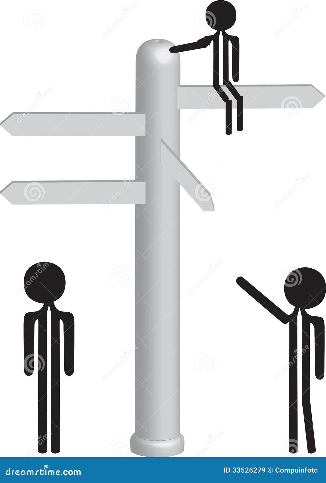 Pointing To the Right Direction Stock Vector - Illustration of arrow ...