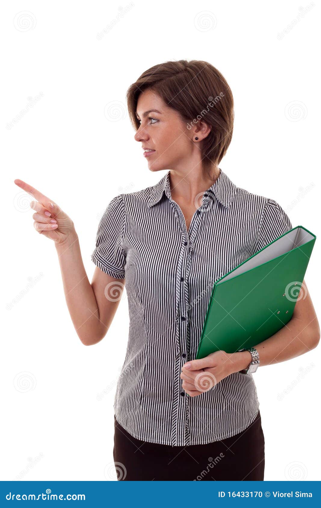 Pointing to something stock photo. Image of fashion, people - 16433170