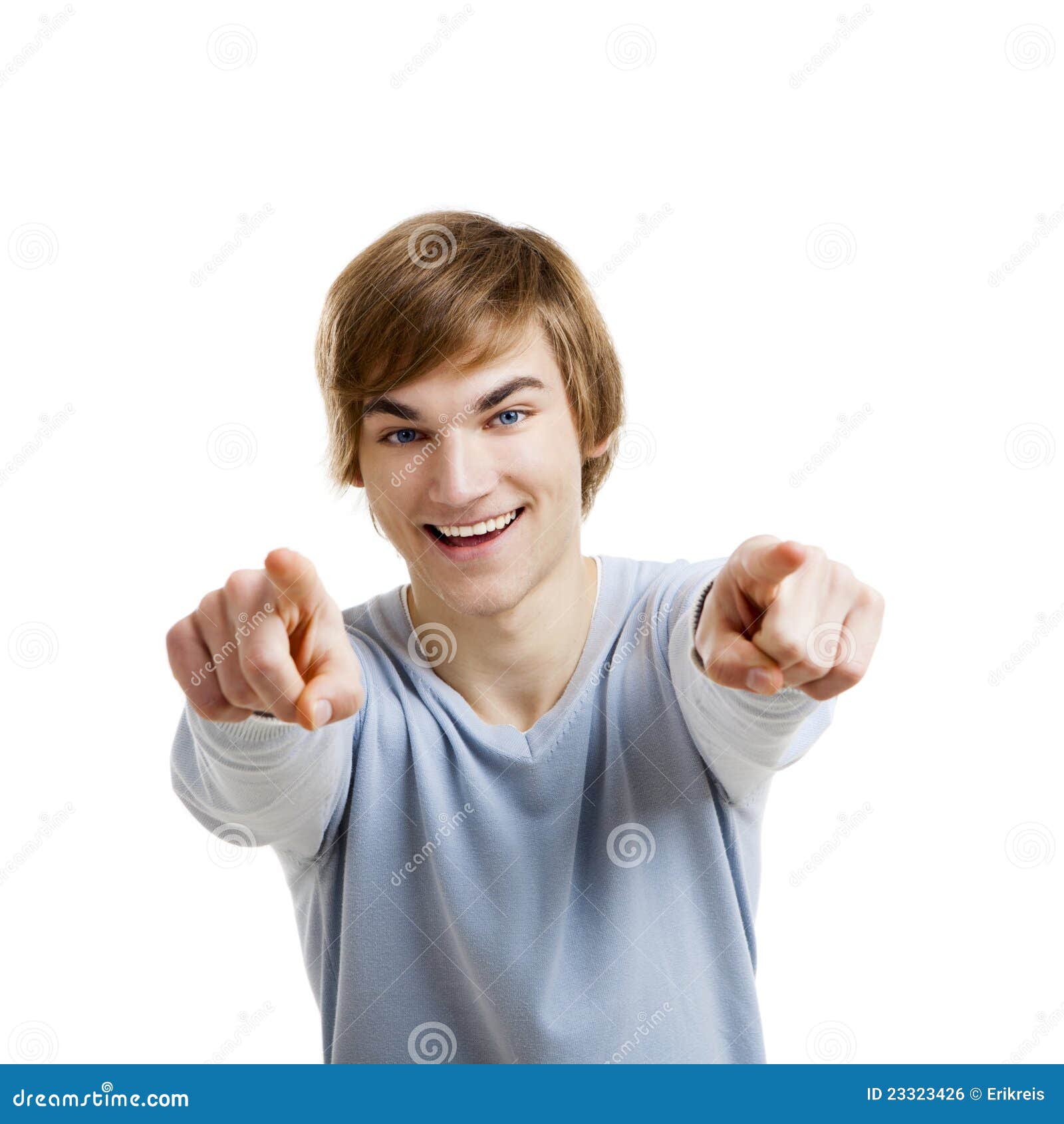 Pointing to you stock photo. Image of isolated, fingers - 23323426