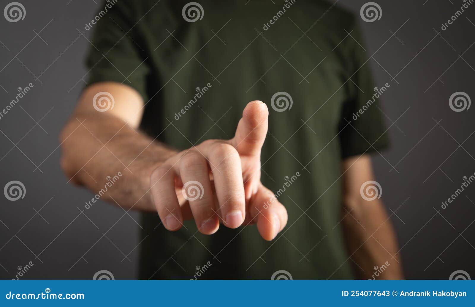 Pointing or Touching Finger in Screen Stock Image - Image of selecting ...