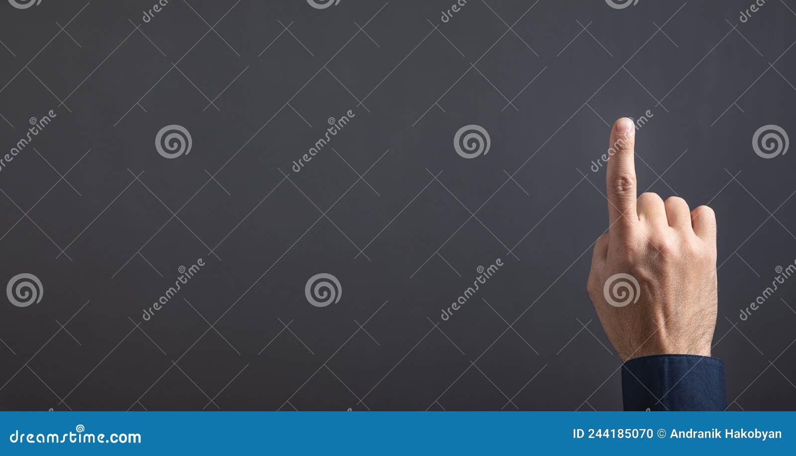 Pointing or Touching Finger in Screen Stock Photo - Image of touch ...