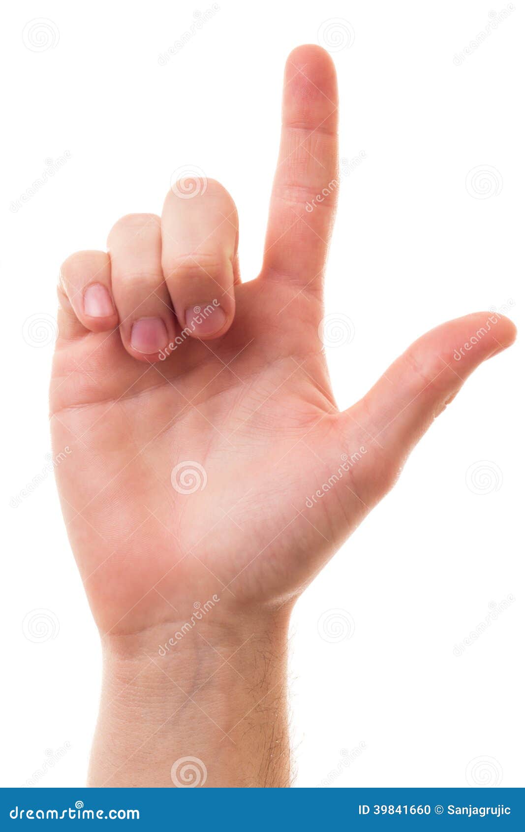 Pointing up stock photo. Image of finger, digital, isolated - 39841660