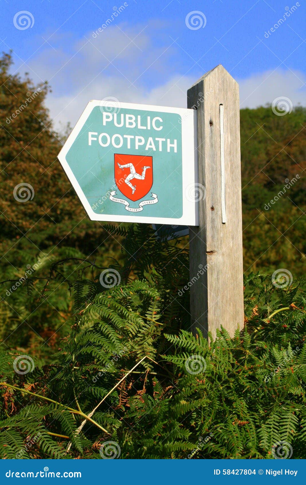 Public footpath sign post stock photo. Image of rambling - 58427804