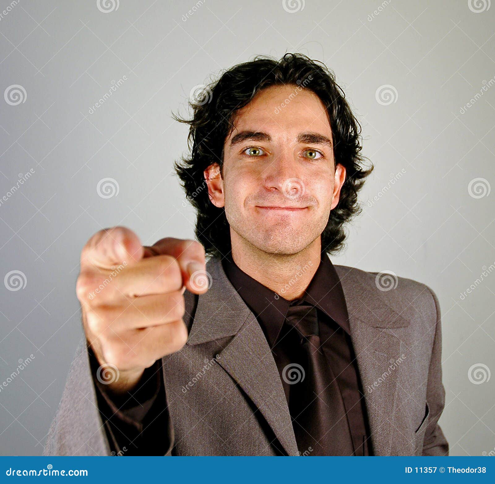 Pointing at you stock image. Image of portrait, skin, close - 11357