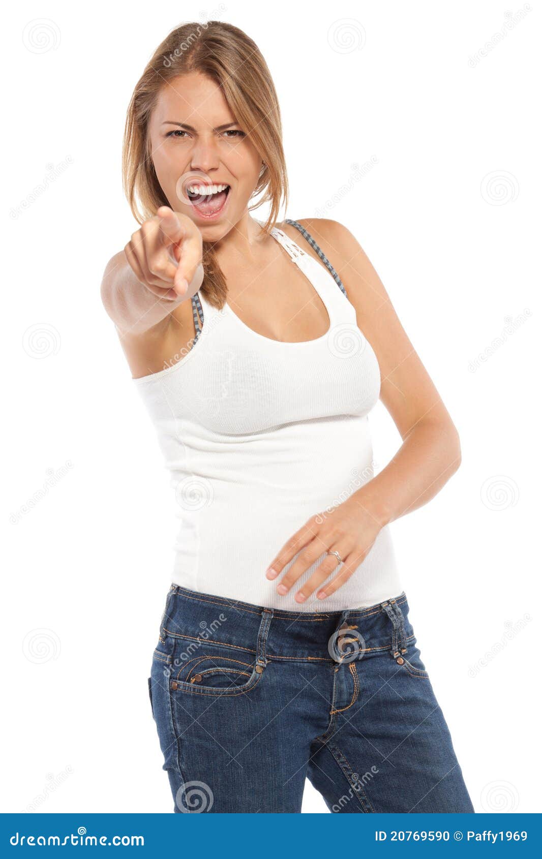 Pointing at you stock photo. Image of dynamic, gesture - 20769590