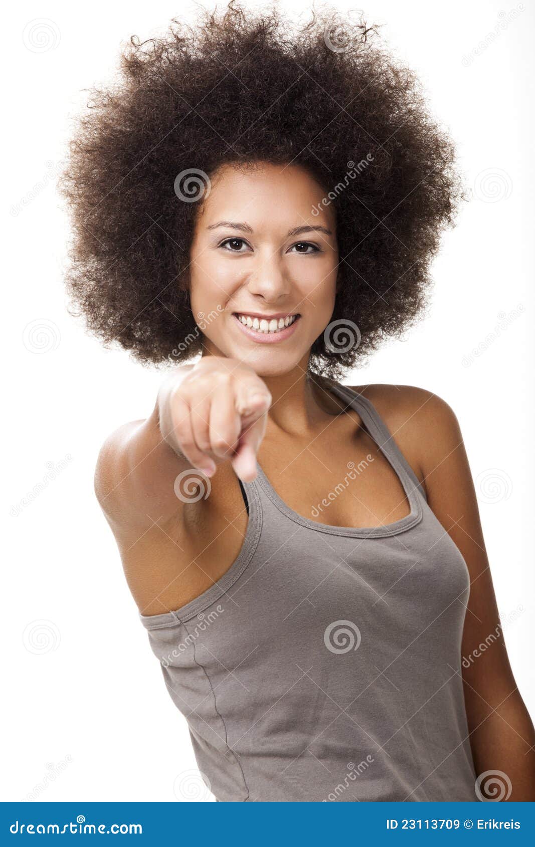 Pointing for you stock image. Image of cute, cheerful - 23113709