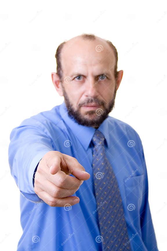 Pointing at you! stock photo. Image of executive, command - 823874