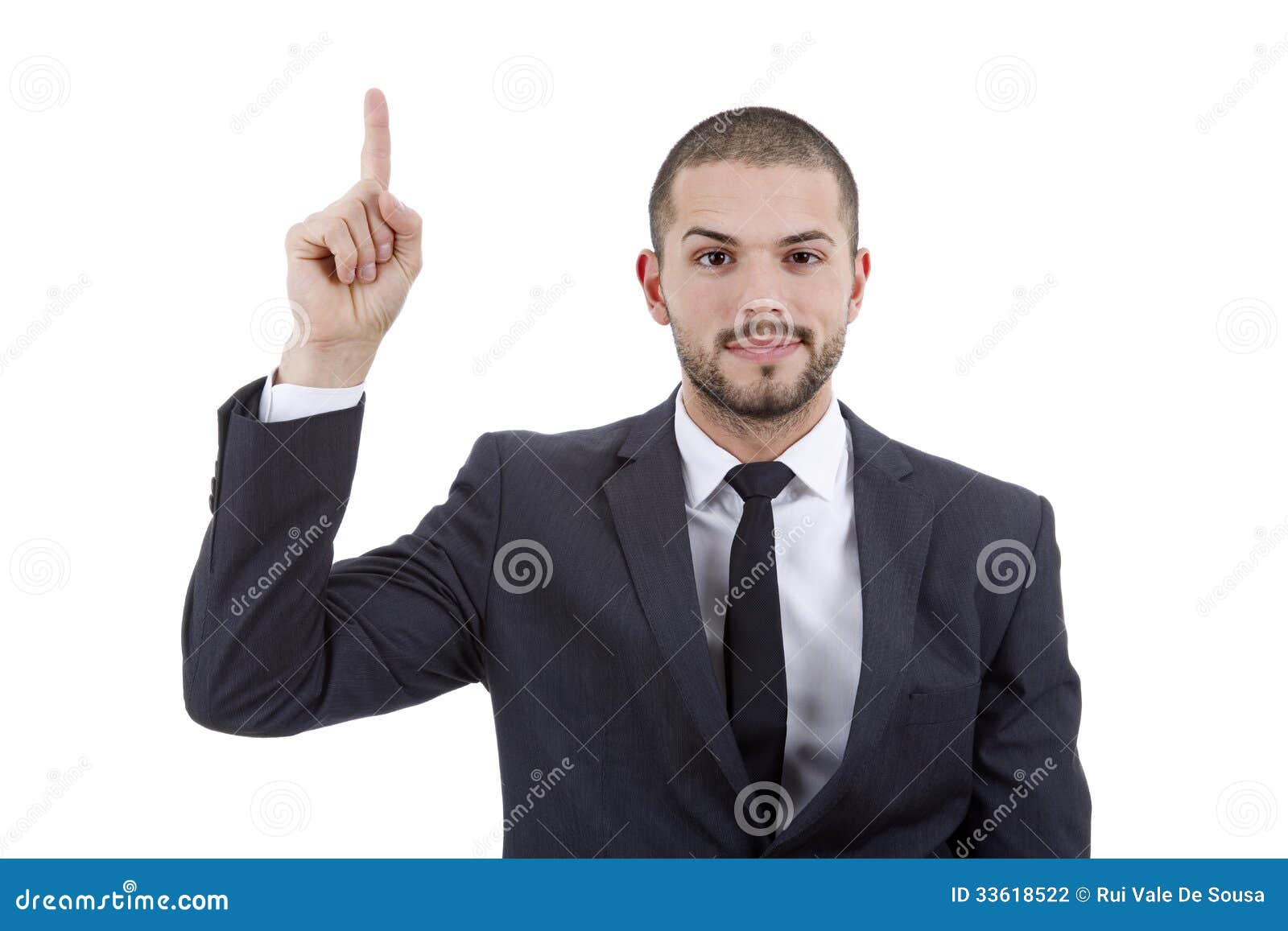 Pointing stock photo. Image of respect, hair, businessman - 33618522