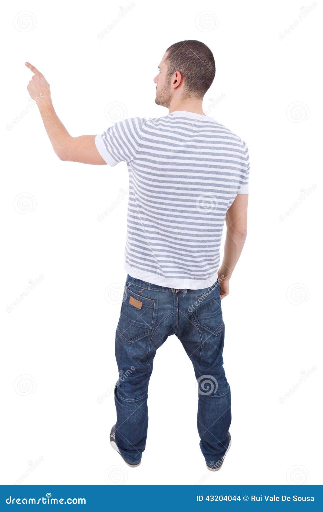 Pointing stock photo. Image of standing, waiting, caucasian - 43204044