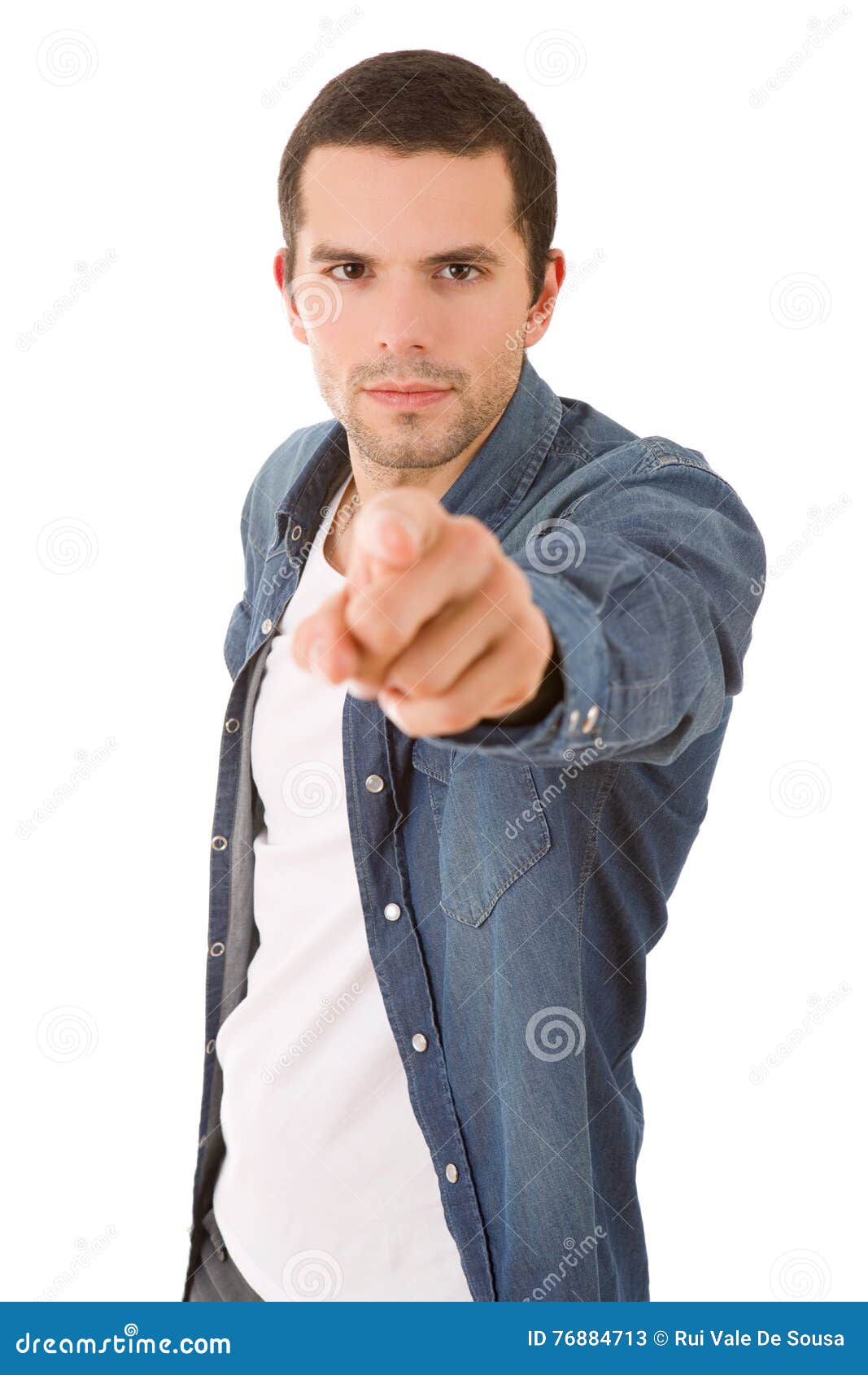 Pointing stock image. Image of fashion, pointing, face - 76884713