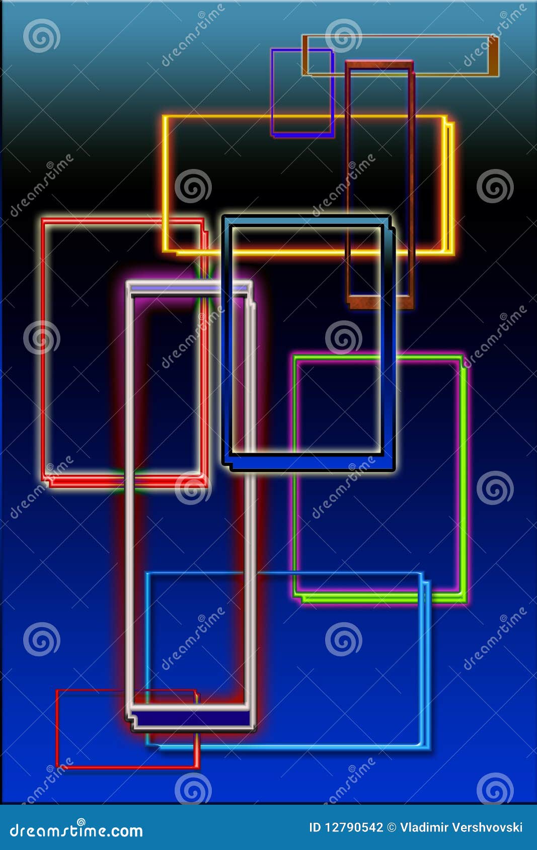 Pointless Graphic Composition. Stock Illustration - Illustration of ...