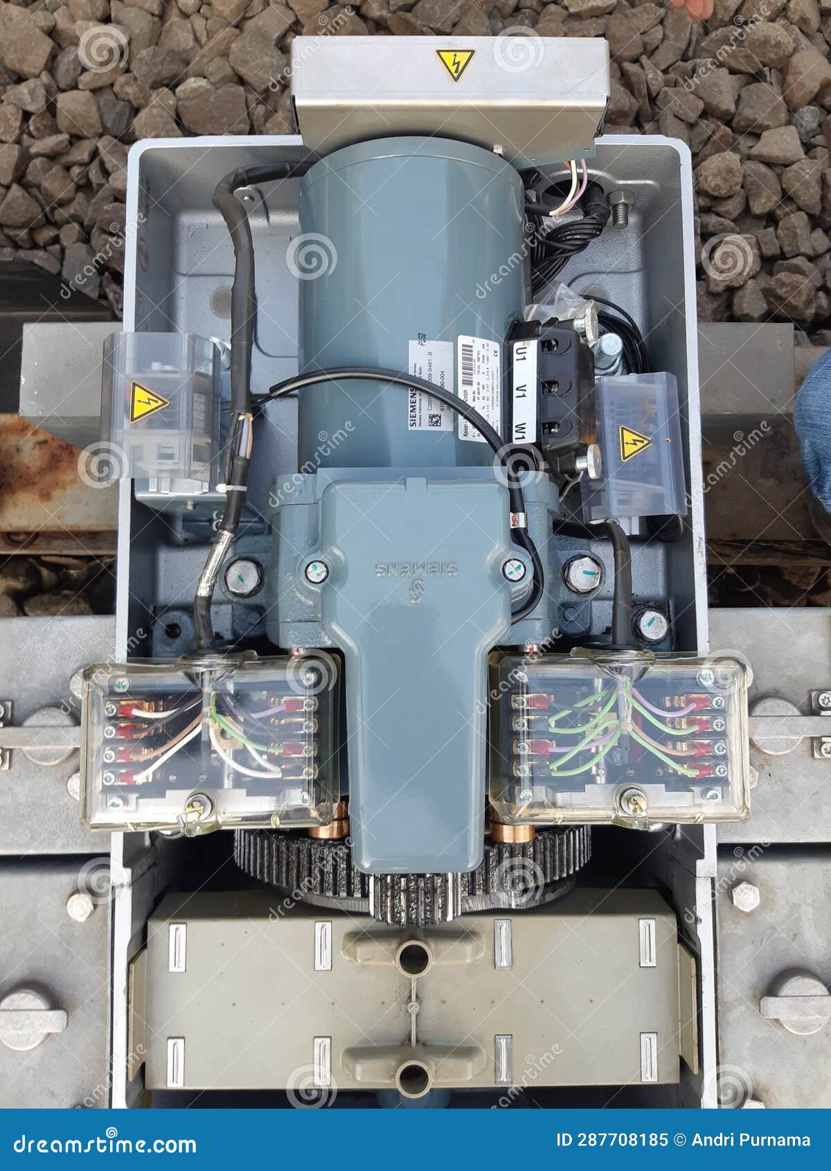 Pointmachine for Wessel Railway Systems Signalling Editorial Image ...