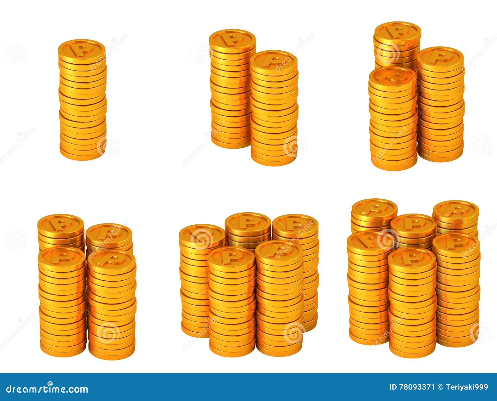 Points coins stock illustration. Illustration of golden - 78093371