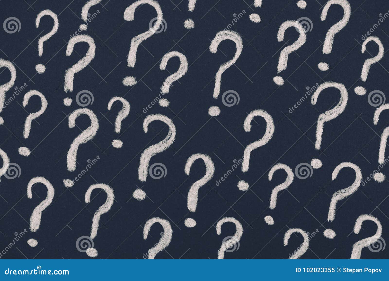 Points D'interrogation Sur Un Fond Noir Image stock - Image of demandez ...