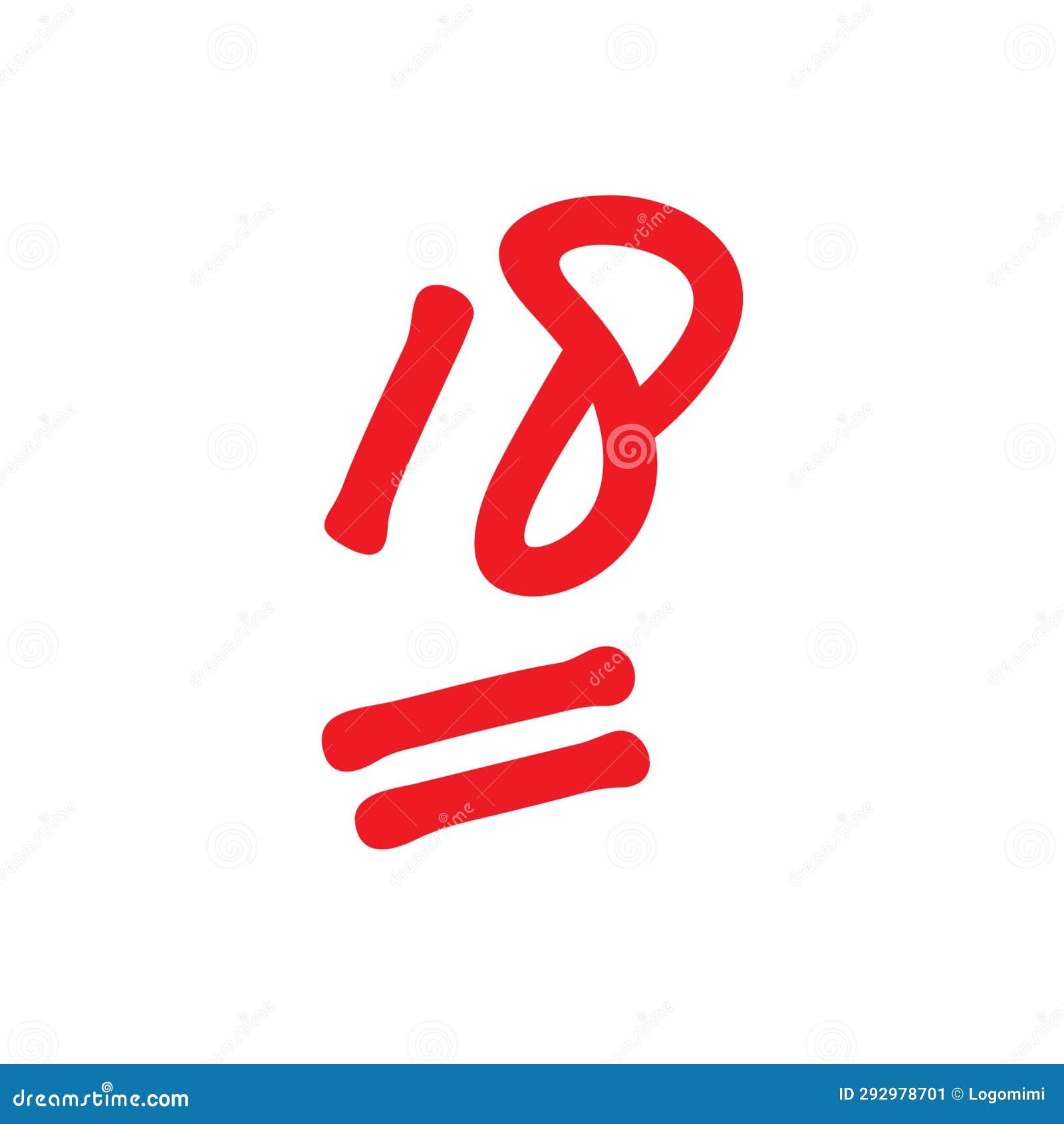 18 Points Exam Score, Eighteen Points Test Score, Vector Illustration ...