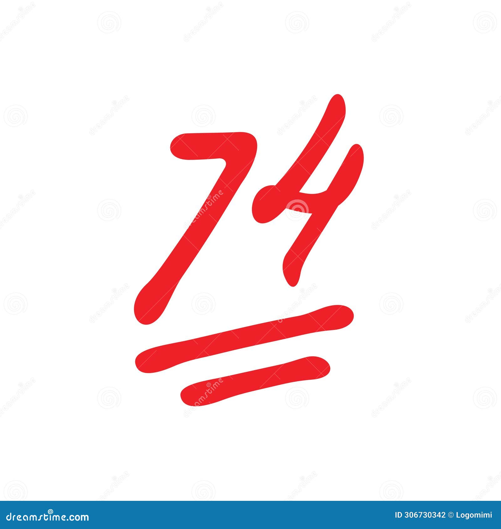 62 Points Exam Score, Thirty Five Mark, Hand Drawn Test Score Vector ...