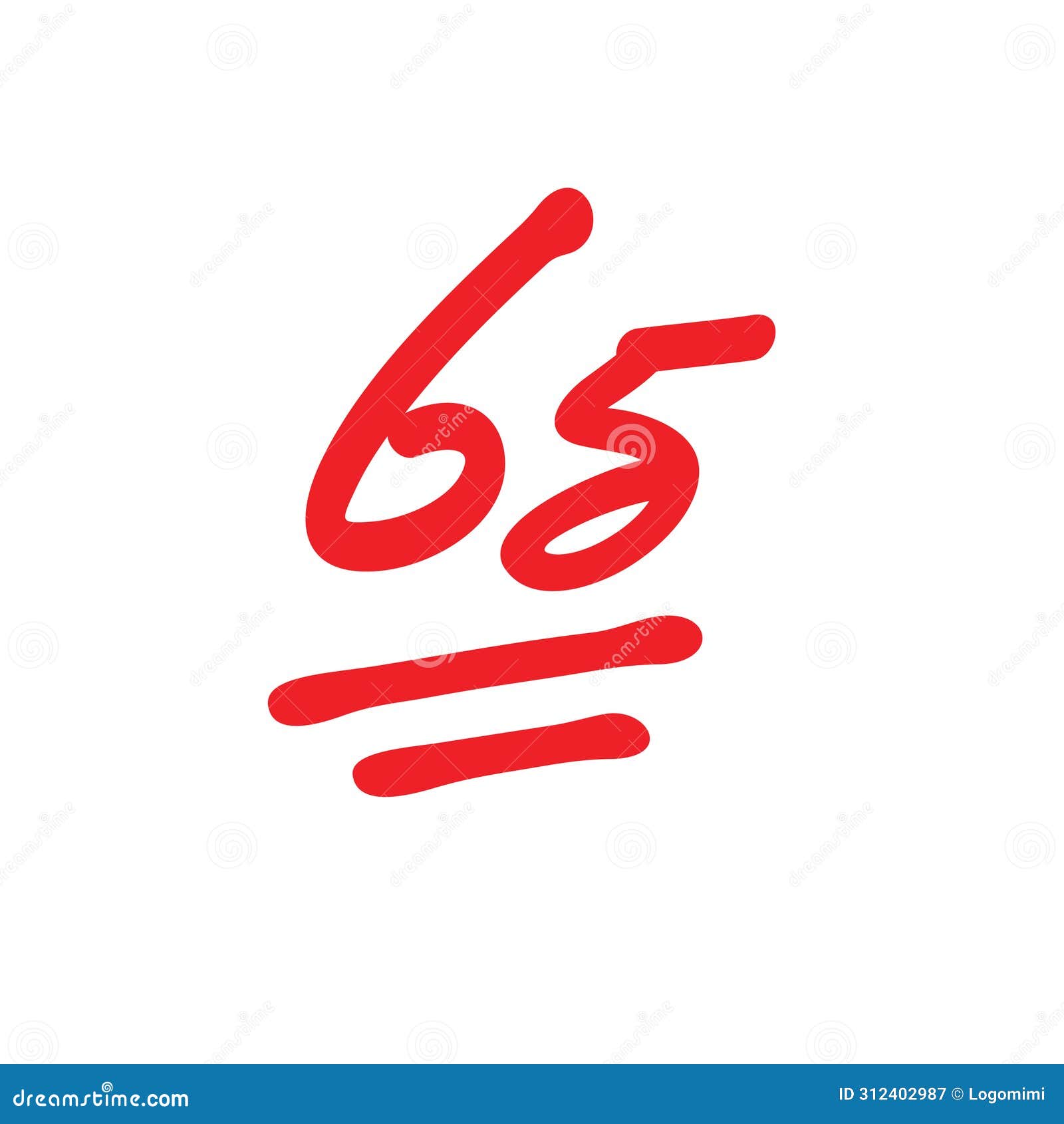 65 Points Exam Score, Sixty Five Points Test Results - Vector Stock ...