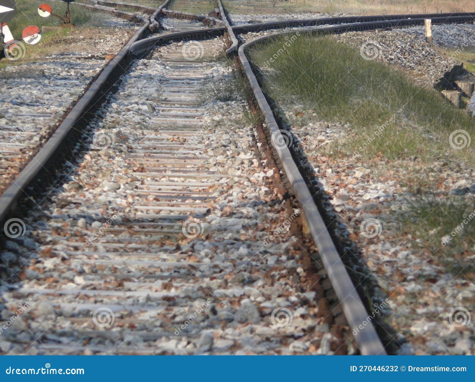 Changing tracks stock photo. Image of transportation - 270446232