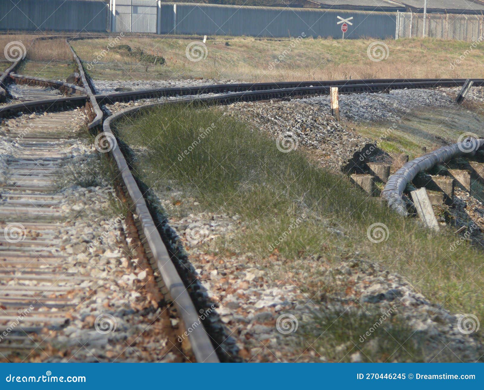 Railway tracks stock image. Image of railway, lane, locomotive - 270446245