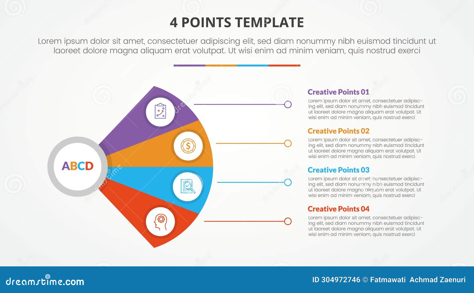 3 Points Stage Template Infographic Concept For Slide Presentation With ...