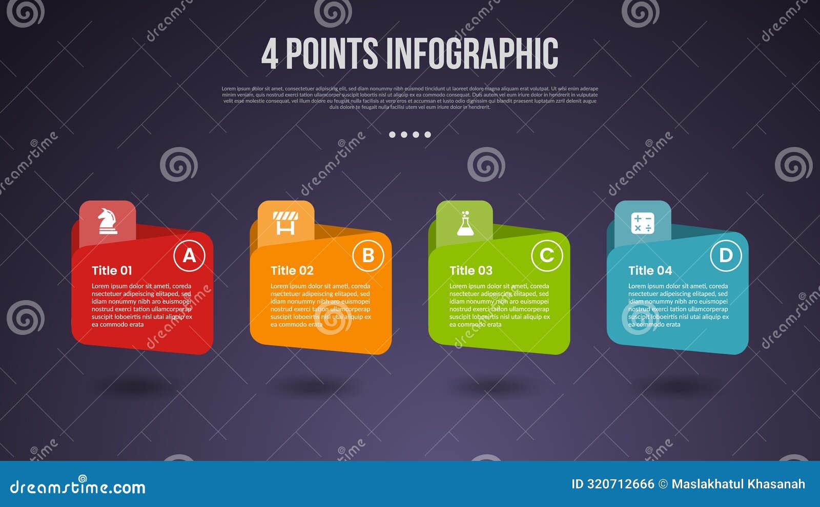 This 3-step Folder Shape Infographic Is A Template That Presents A ...