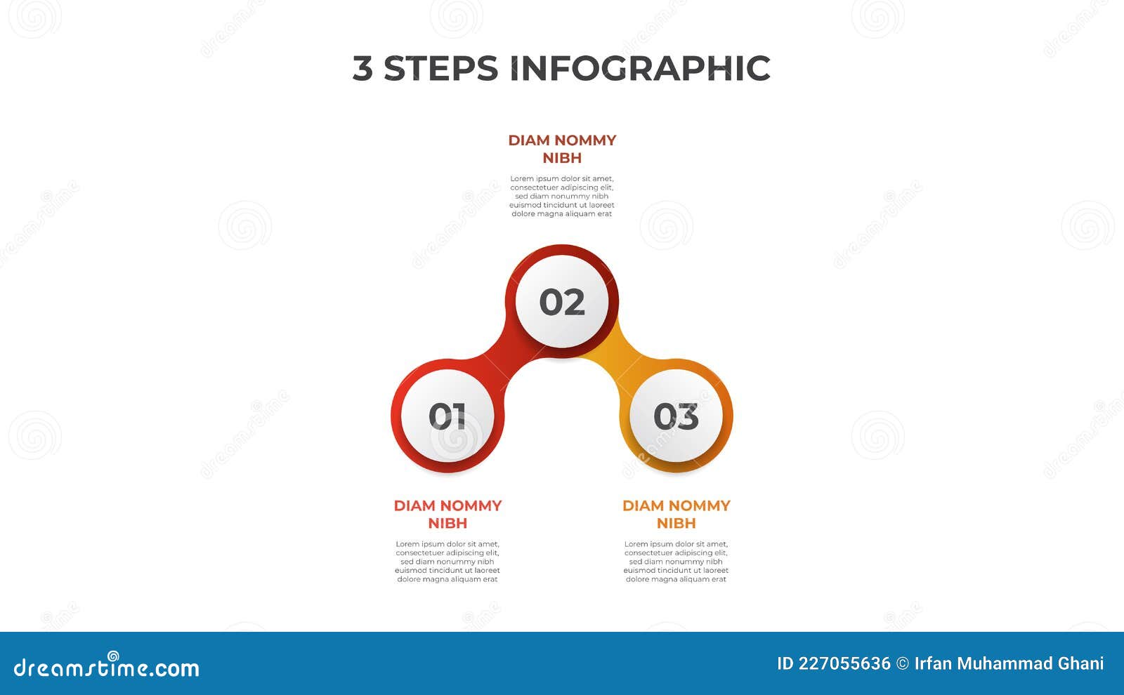 5 Points Of Steps Diagram, Vertical List Layout, Infographic Template ...
