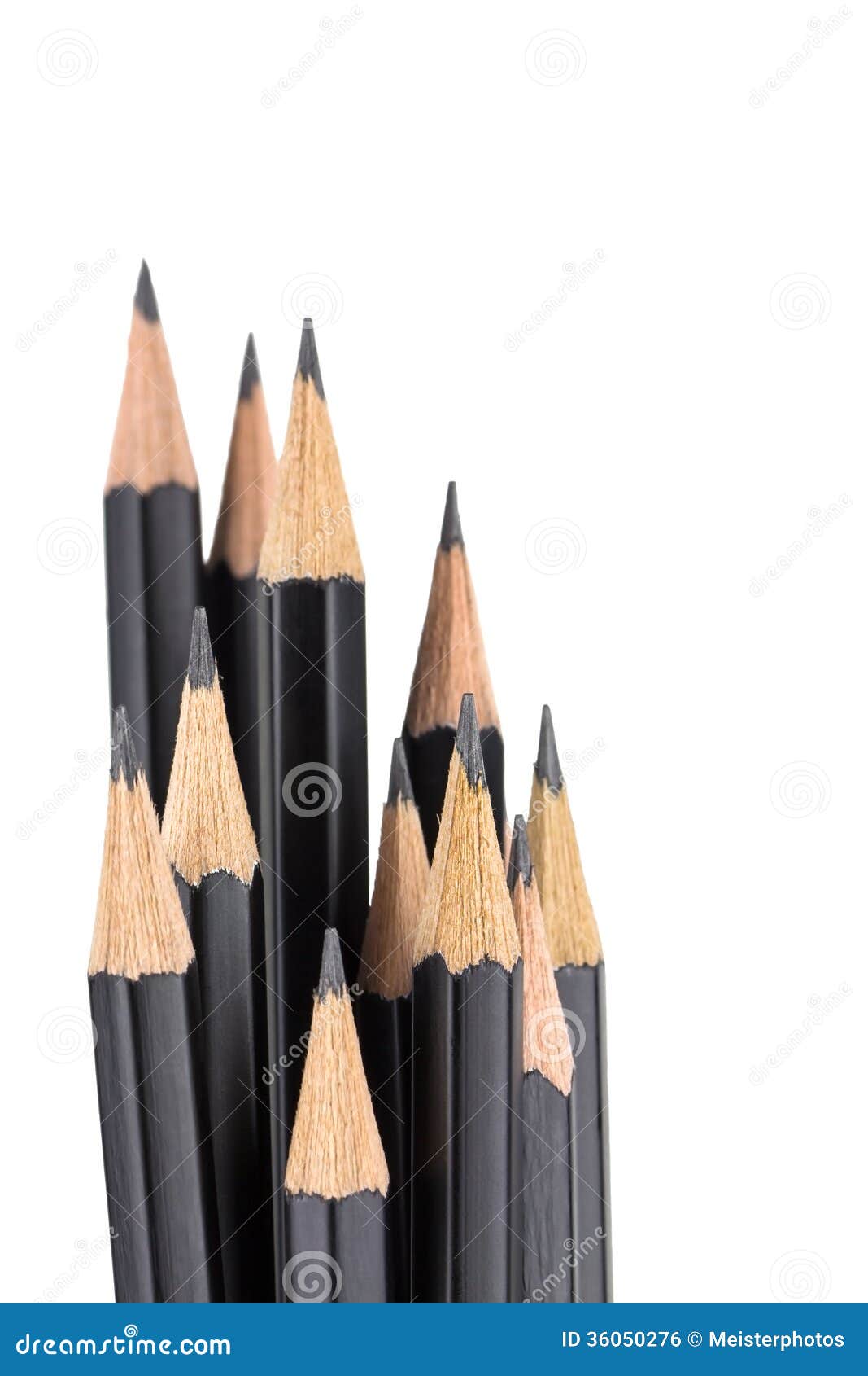 Pointy black pencils stock photo. Image of sharp, penicils - 36050276