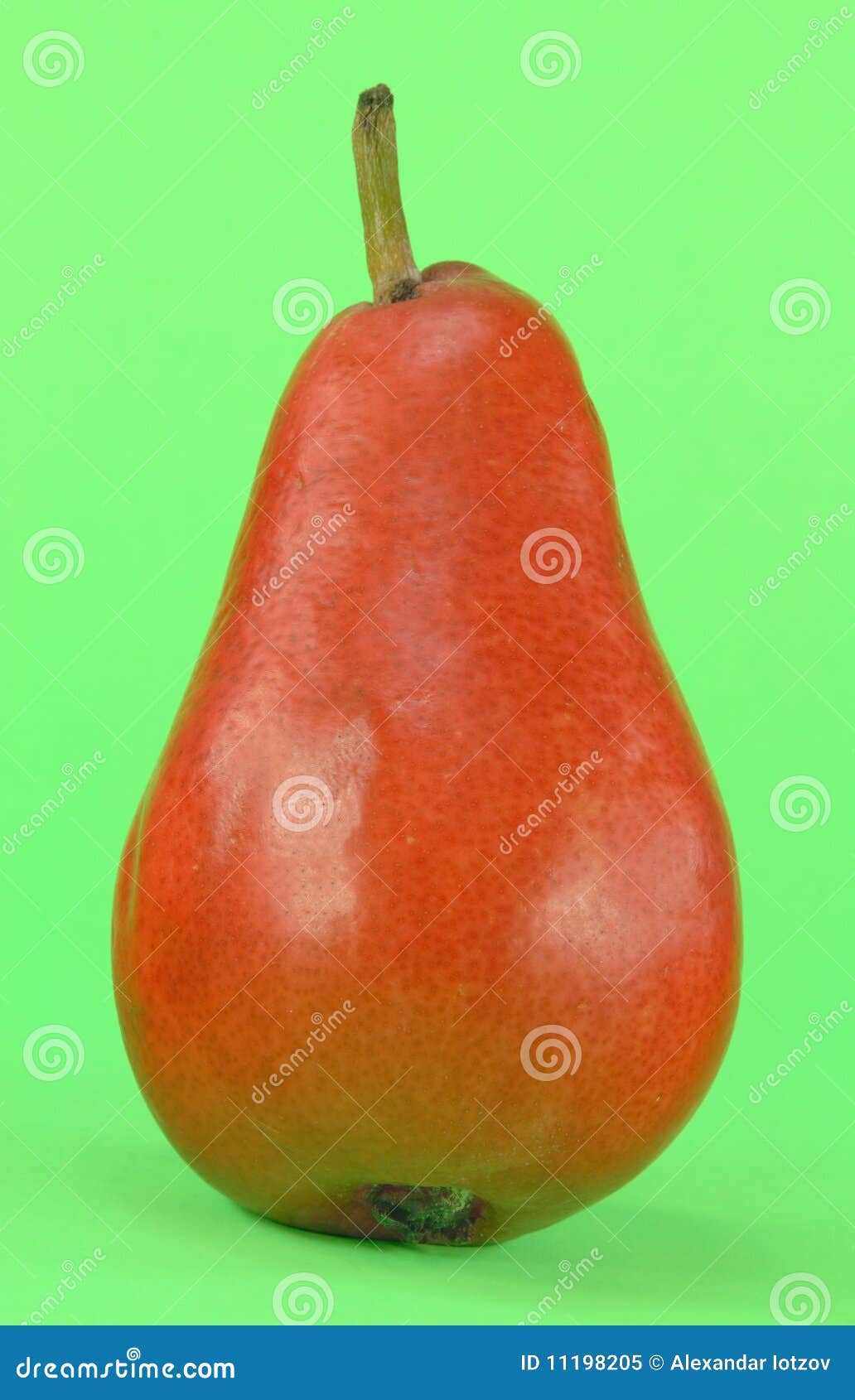 Poire rouge. image stock. Image du frais, automne, fruits - 11198205