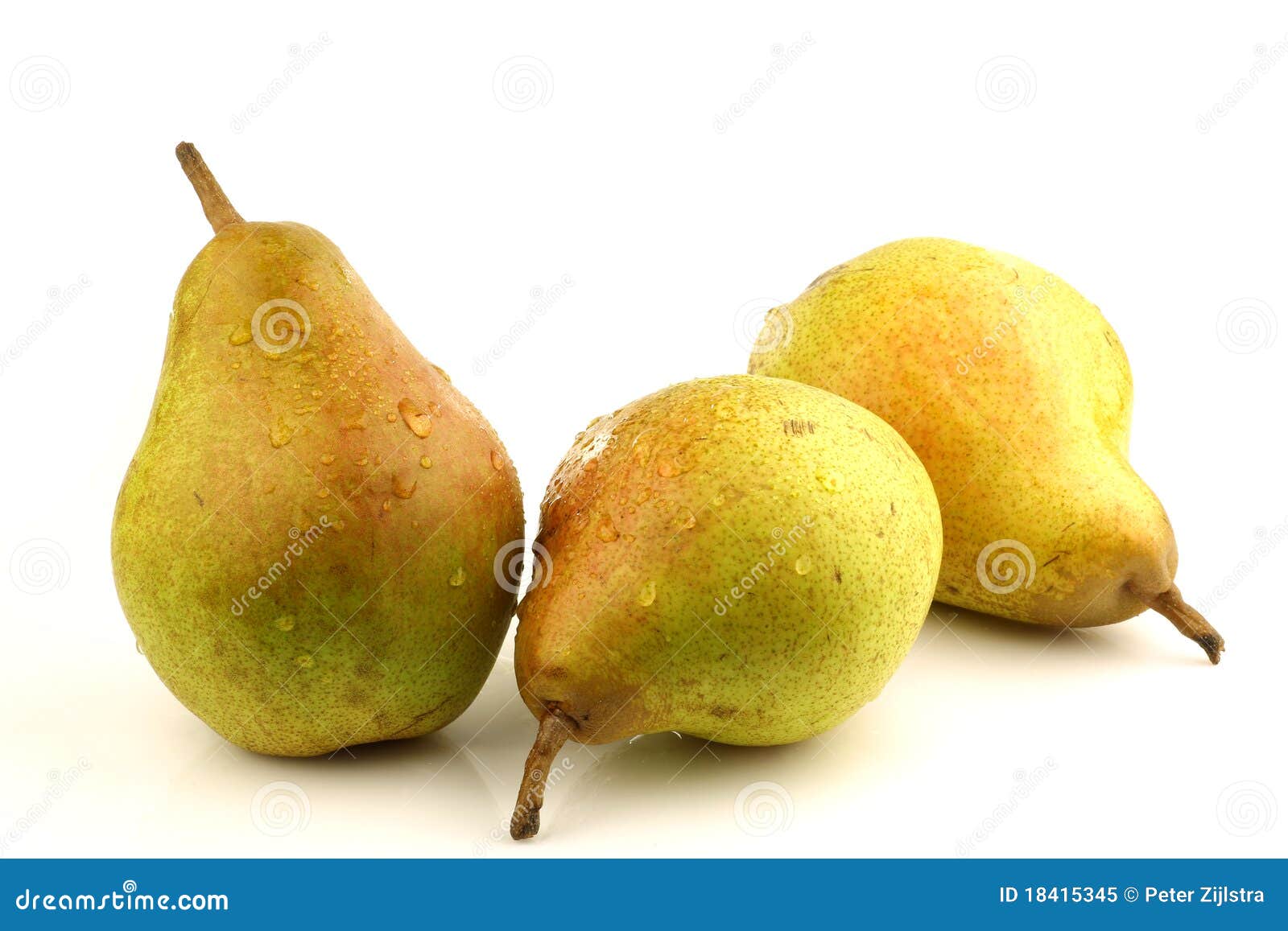 Poires De Doyenne Du Comice Image stock - Image du délicieux, isolement ...