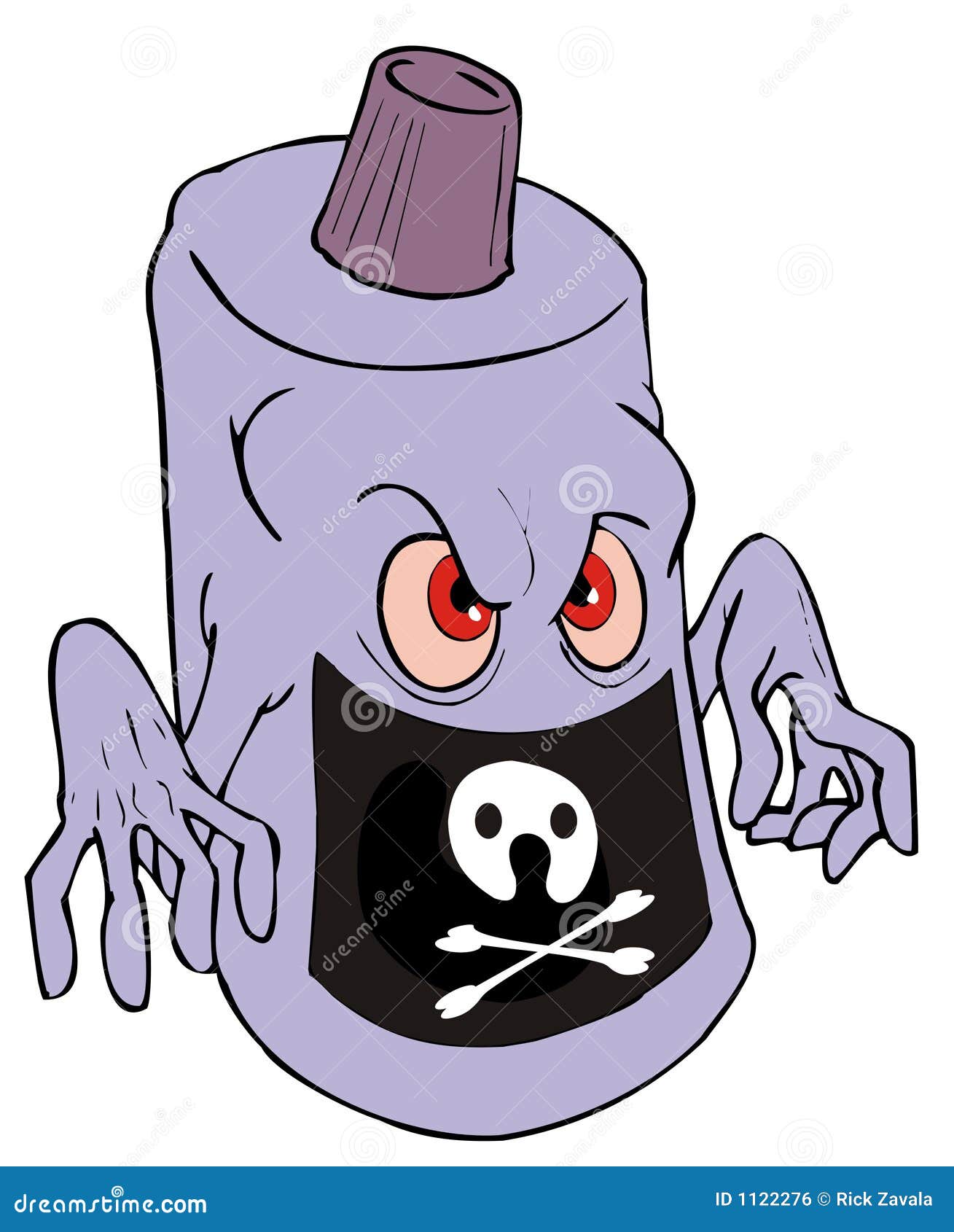 Poison stock vector. Illustration of murder, eyes, danger - 1122276